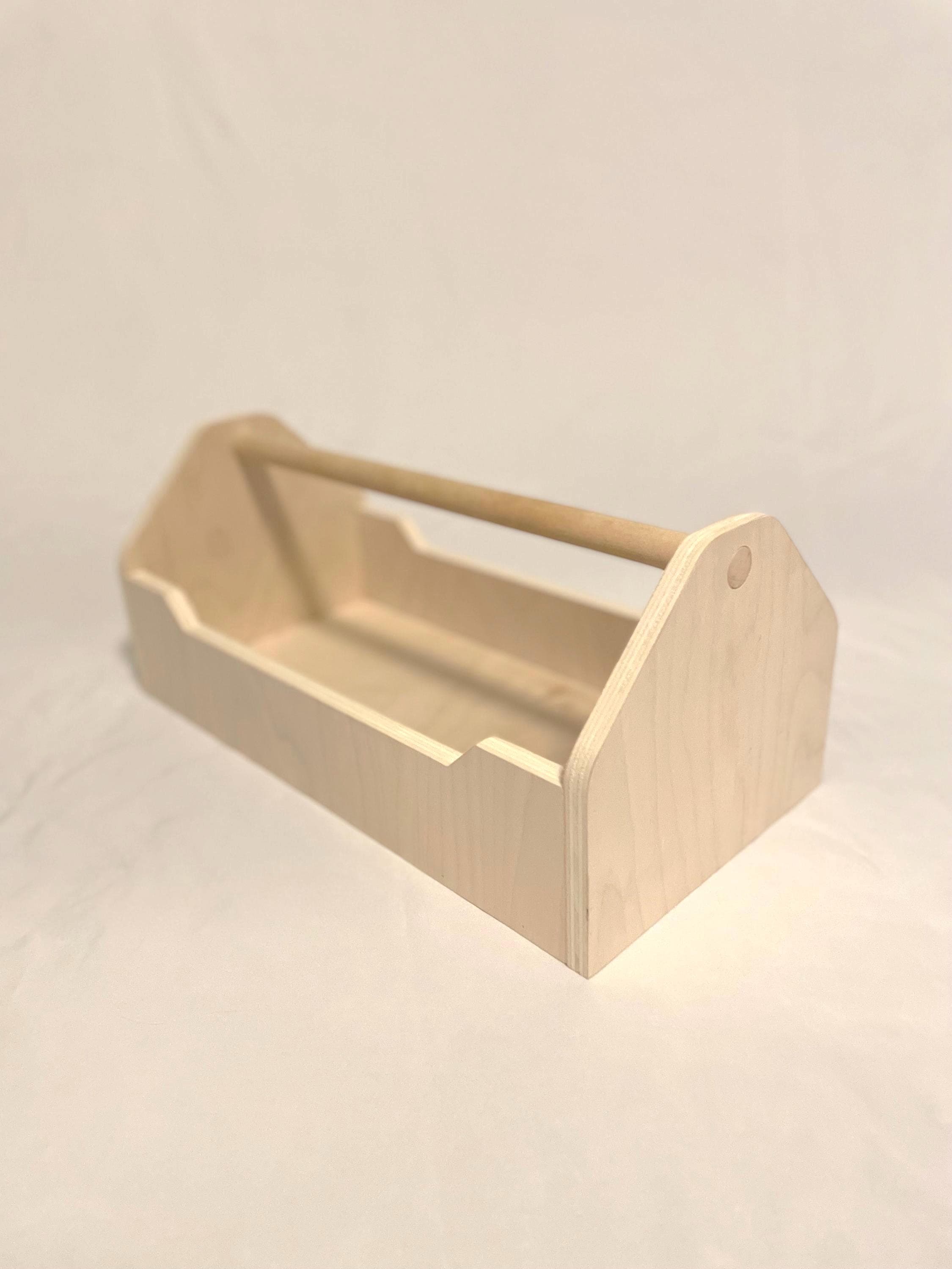 Natural Wooden Tool Box - Etsy