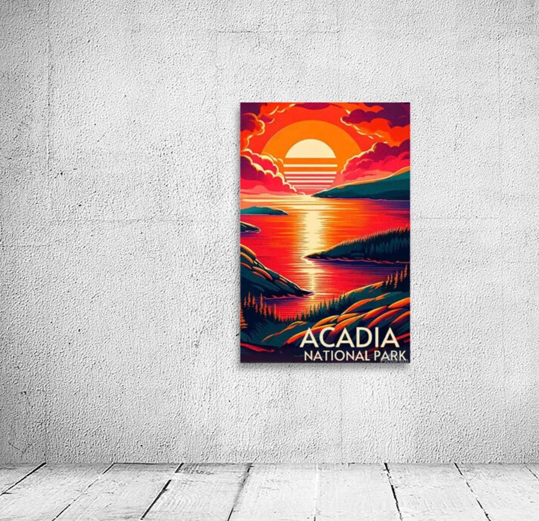 Acadia National Park Poster - Digital Download - Etsy