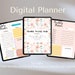 Chic Floral Digital Planner - Elegant Botanical E-planner for Daily ...
