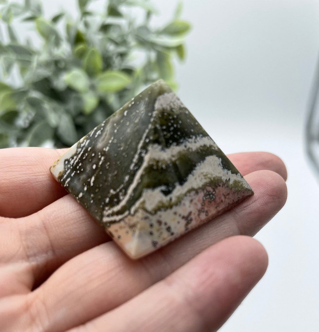 Ocean Jasper Pyramid - Etsy