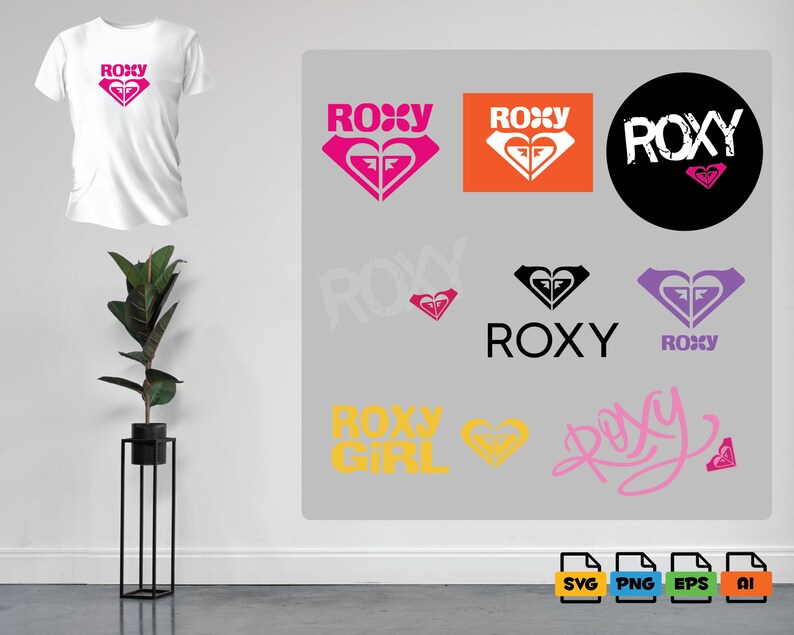 Roxy SVG and PNG Formats Ready to Use for Cricut and Canva High ...