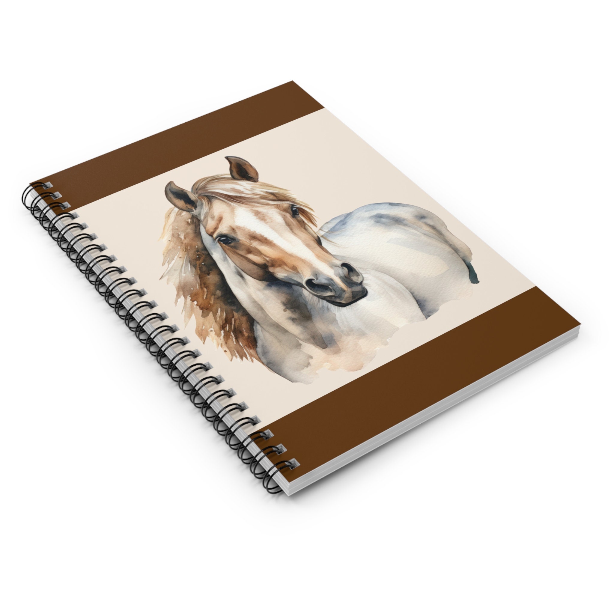 Majestic Horse Spiral Notebook - Ruled Line - Etsy