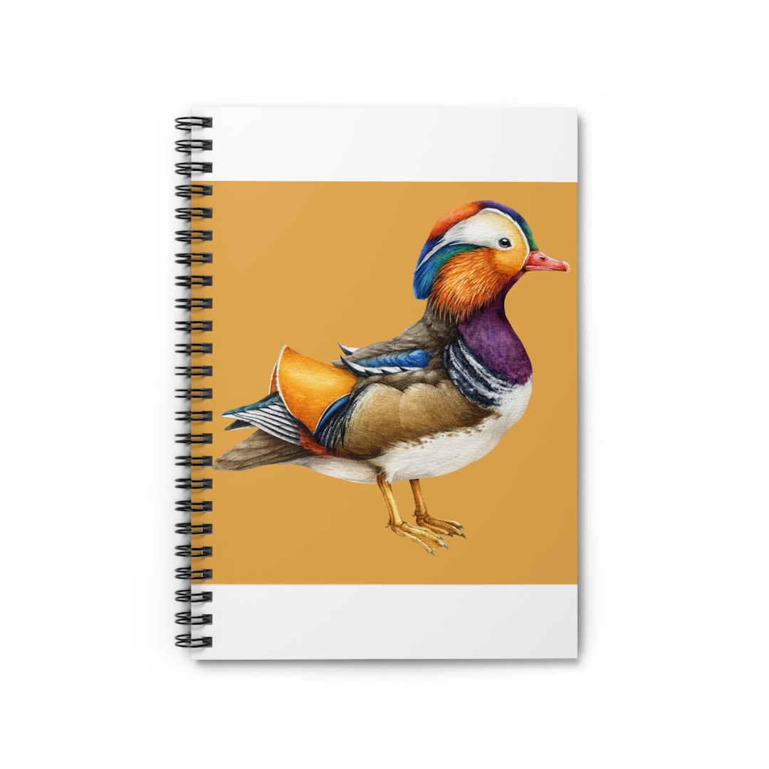 Colorful Duck Spiral Notebook - Ruled Line - Etsy