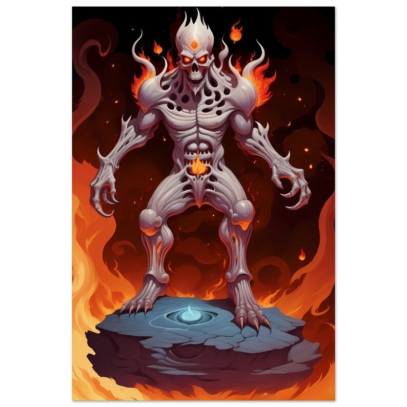 Fire Imp, Wall Art and Room Decor,framed Poster,metal Print,acrylic ...