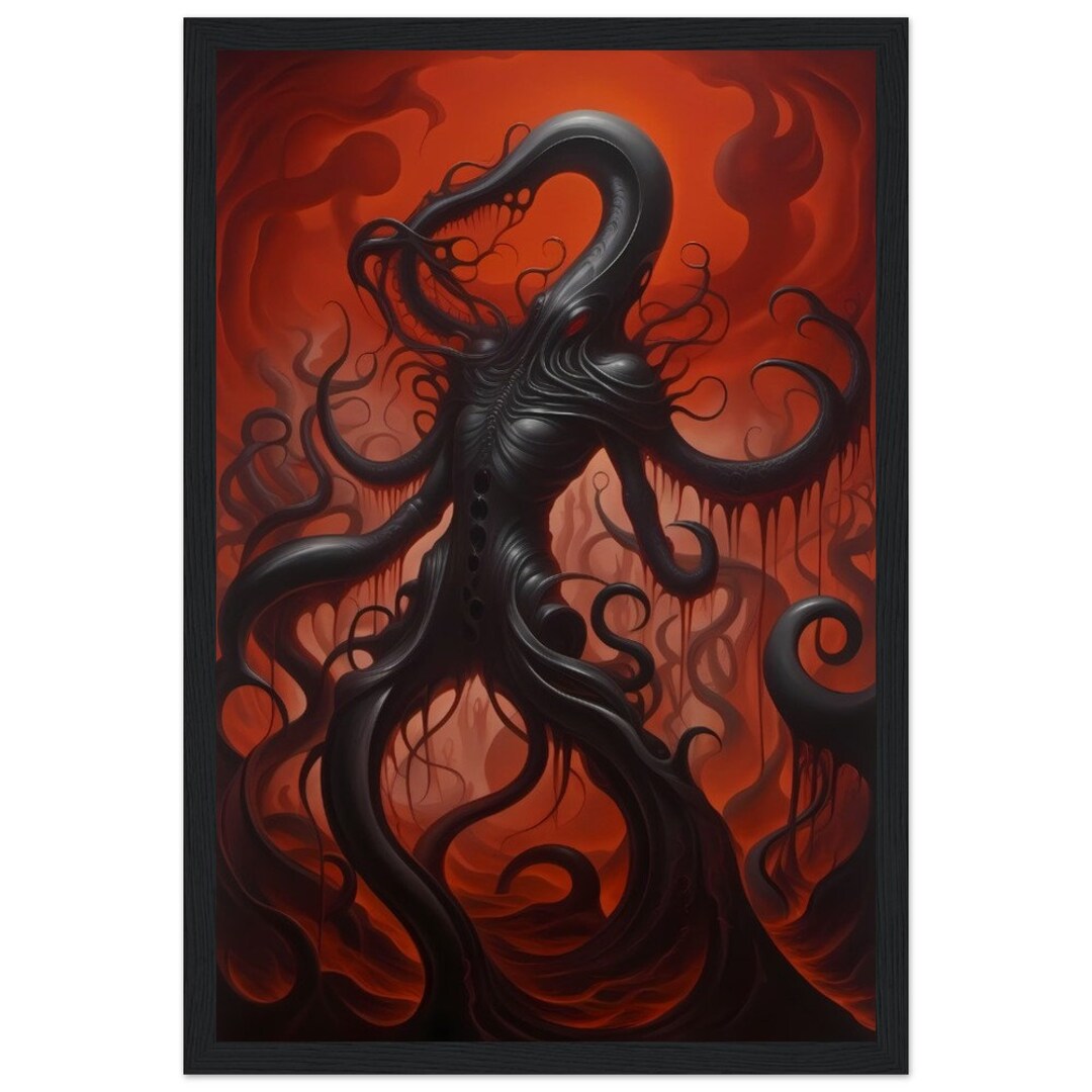 Eldritch Hell Monster, Wall Art Home Decor, Framed Poster, Metal Prints ...