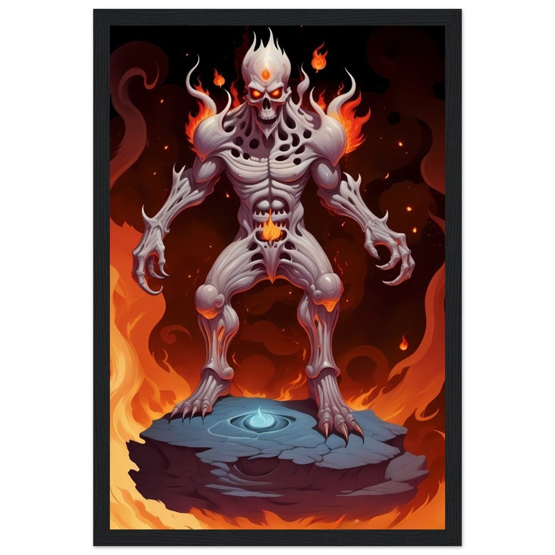 Fire Imp, Wall Art and Room Decor,framed Poster,metal Print,acrylic ...