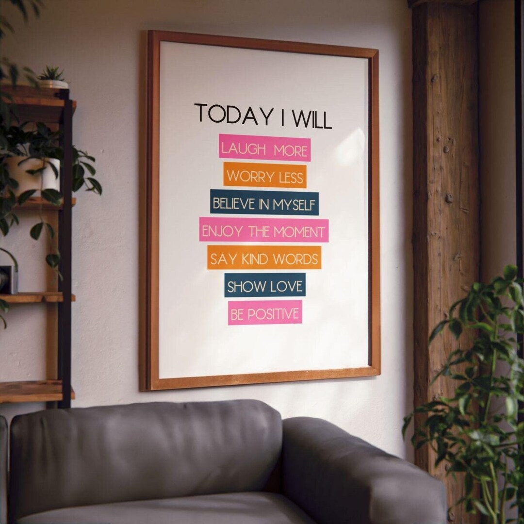 Kids Affirmations Poster: Calming Corner Classroom Decor - Etsy