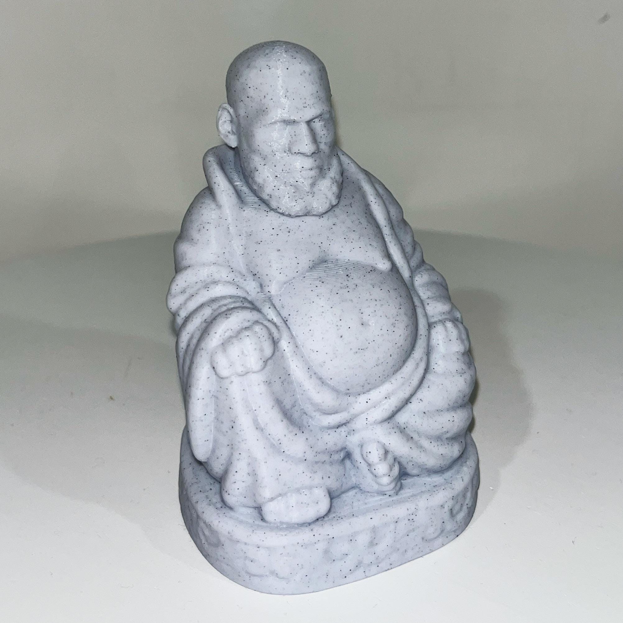 Lebron Buddha Statue: Marble Finish PLA+ Desk Decor for Basketball Fans ...