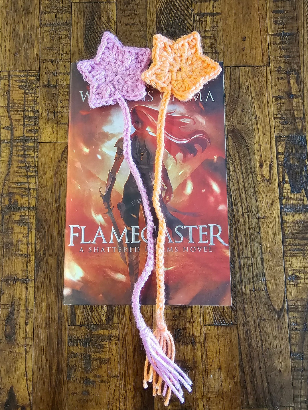 Handmade Crocheted Shooting Star Bookmark - Etsy