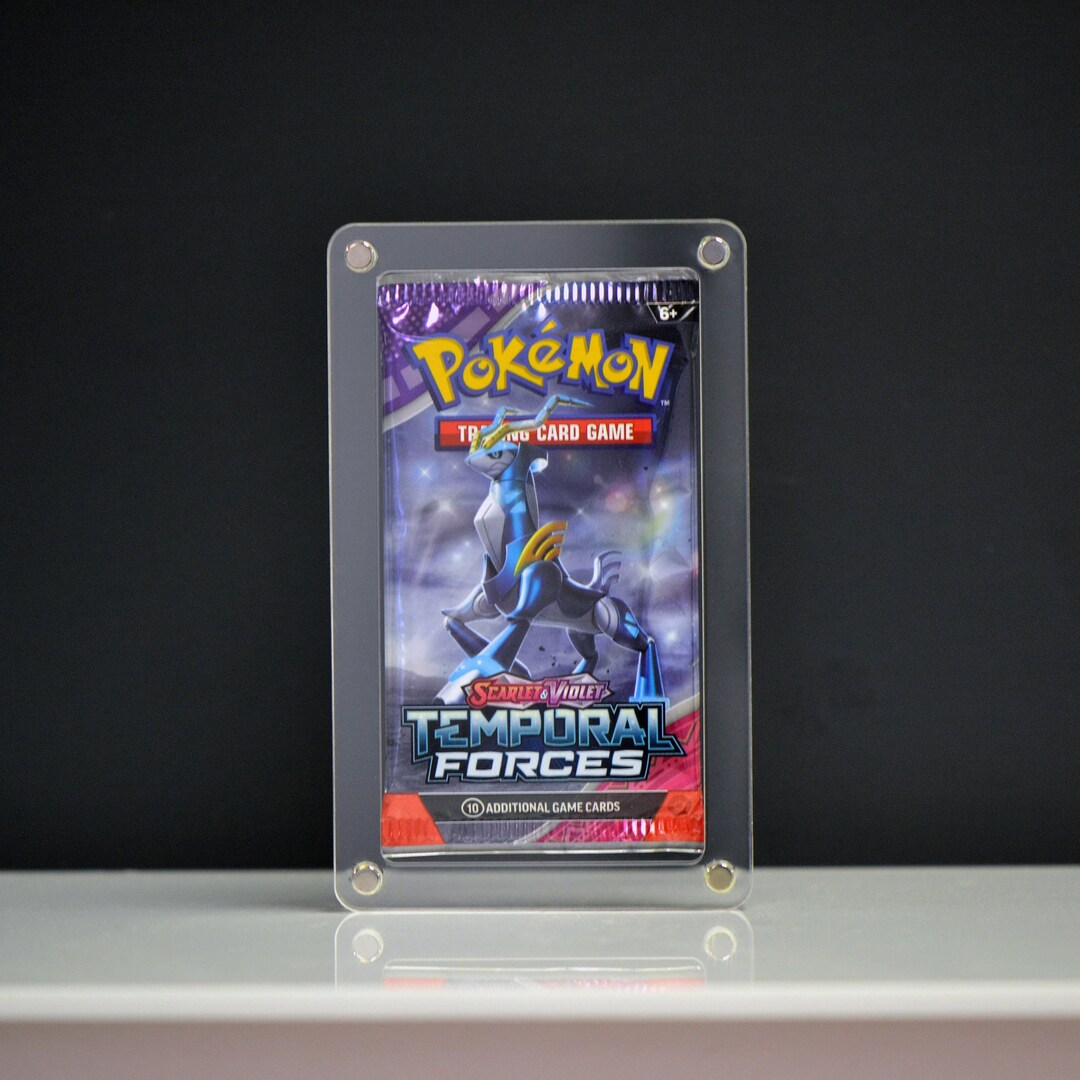 Trading Card Game (TCG) Booster Pack Magnetic Protective Acrylic Case ...