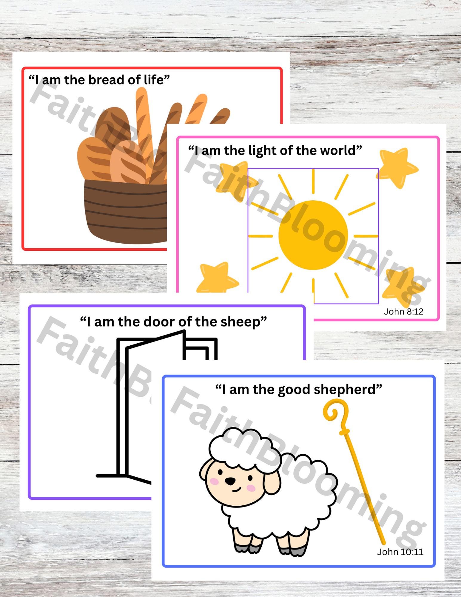 7 "i Am" Statements Play-doh Sheets - Etsy