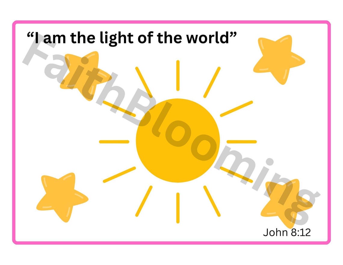 7 "i Am" Statements Play-doh Sheets - Etsy