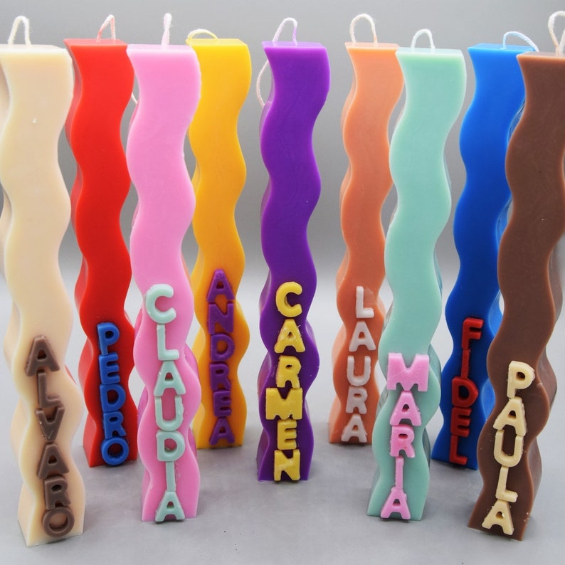 Custom Wave Candles - Etsy