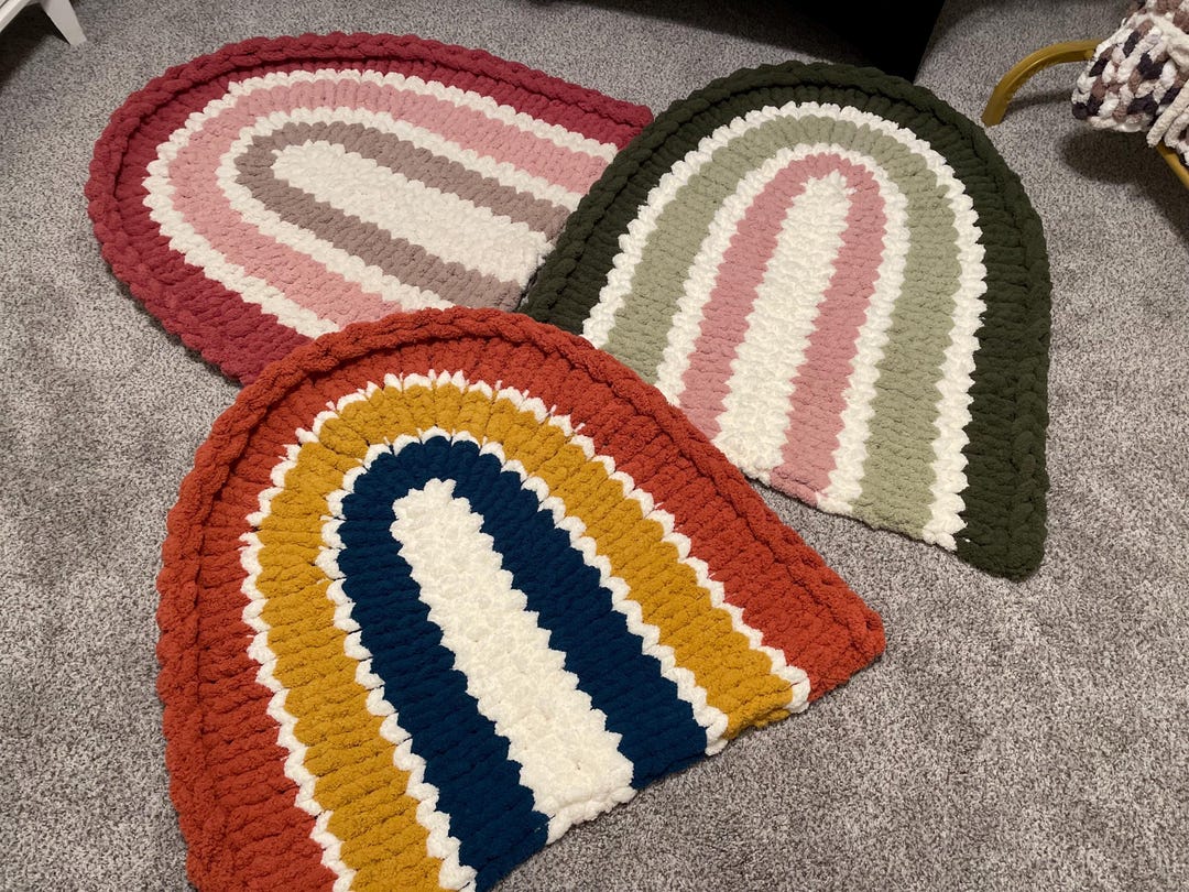 Baby Chunky Knit Mat/blanket - Etsy