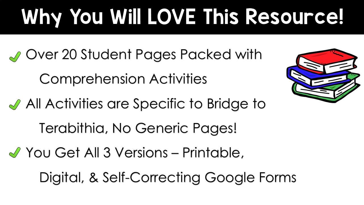 Bridge to Terabithia Novel Study – Homeschool Curriculum (printable ...