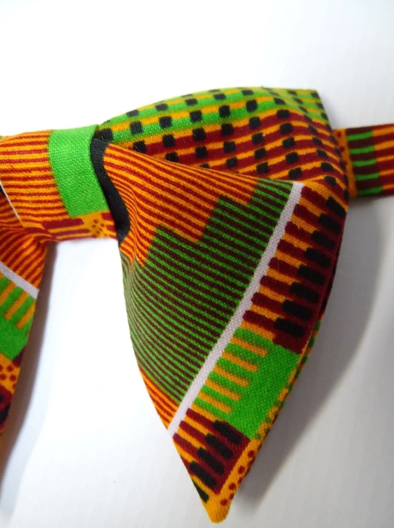 Handmade Men's African Print Kente Bow Tie Handkerchief Pre-tied Bright Colorful - Etsy