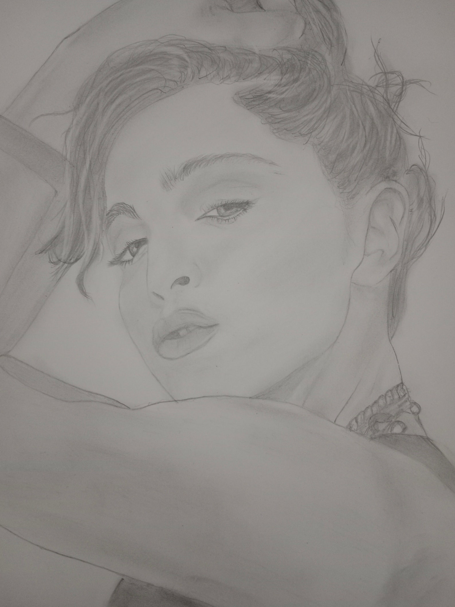 Portrait of Madonna, Pencil Drawing, Handmade, Gift - Etsy