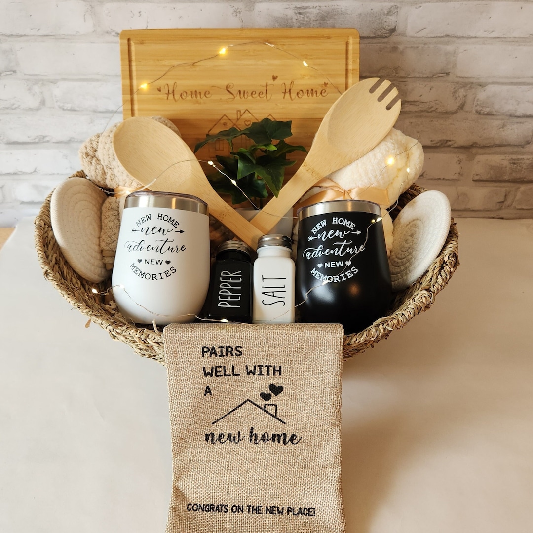 New Home Owner Gift Housewarming Gift Basket Realtor Closing Gift 18 ...