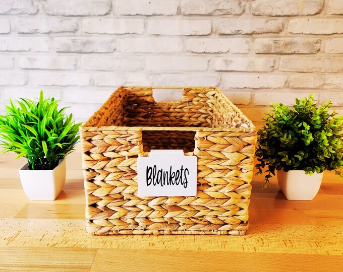 Vinyl Label for the Container Store Bin Clip Labels, Custom - Etsy