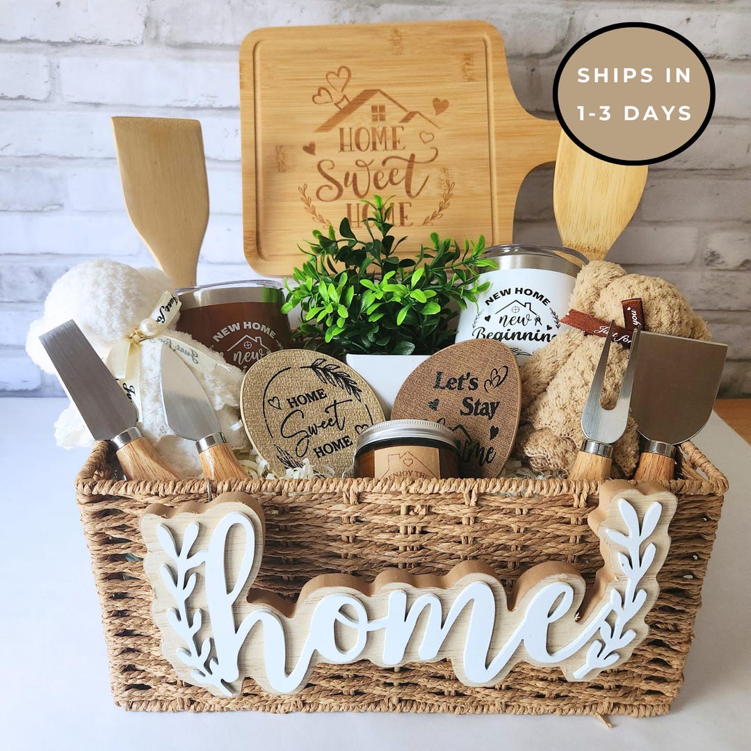 17 Piece New Home Owner Gift | Warm Welcome Housewarming Gift Basket ...