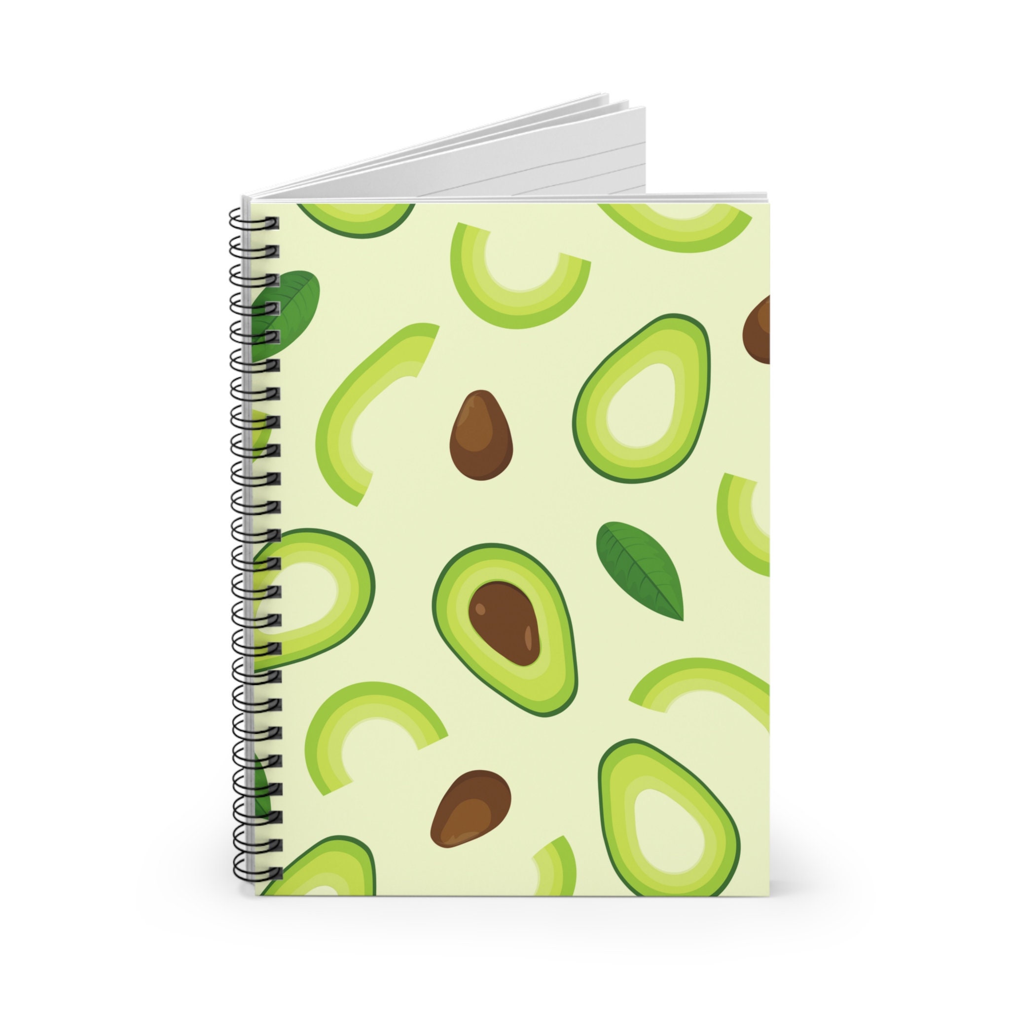 Notebook I Avocado Notebook I Green Notebook I Fun Notebook - Etsy