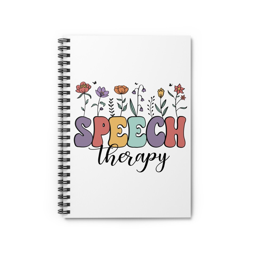 Speech Therapy Notebook, Gift for Therapist, Therapy Notes Journal ...