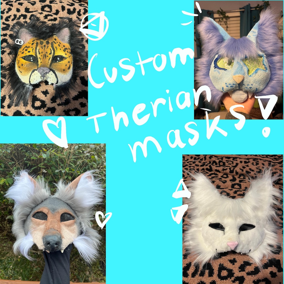 Custom Therian Mask Commissions! (READ DESCRIPTION) OPEN - Etsy