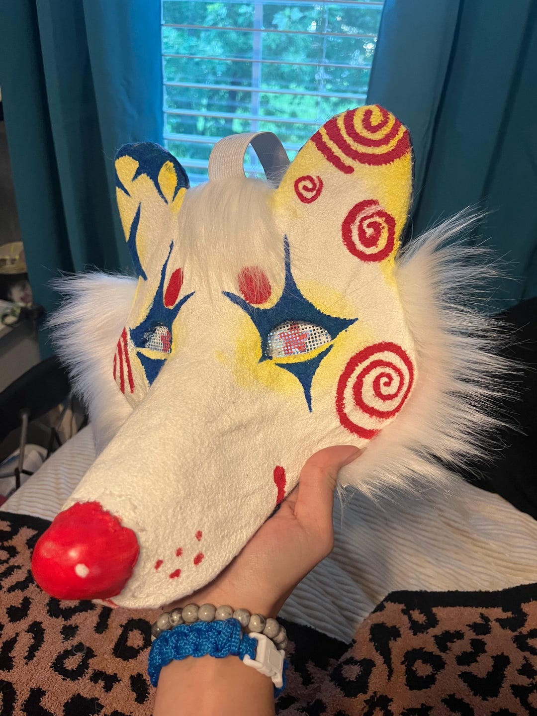 Opossum Clown Styled Mask (read Description) - Etsy