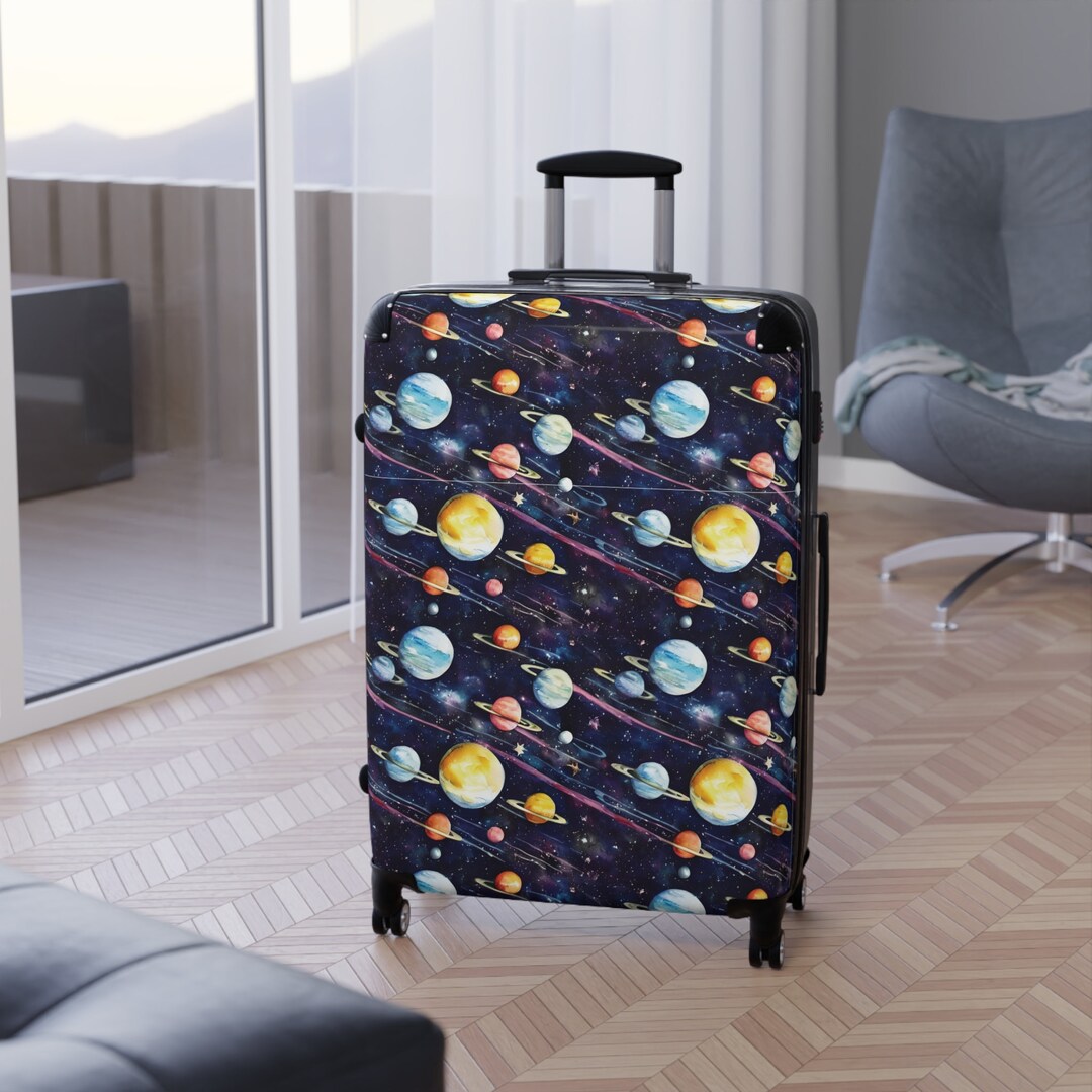 Planets Suitcase Planetarium Carry on Suitcase Galaxy Large Suitcase ...