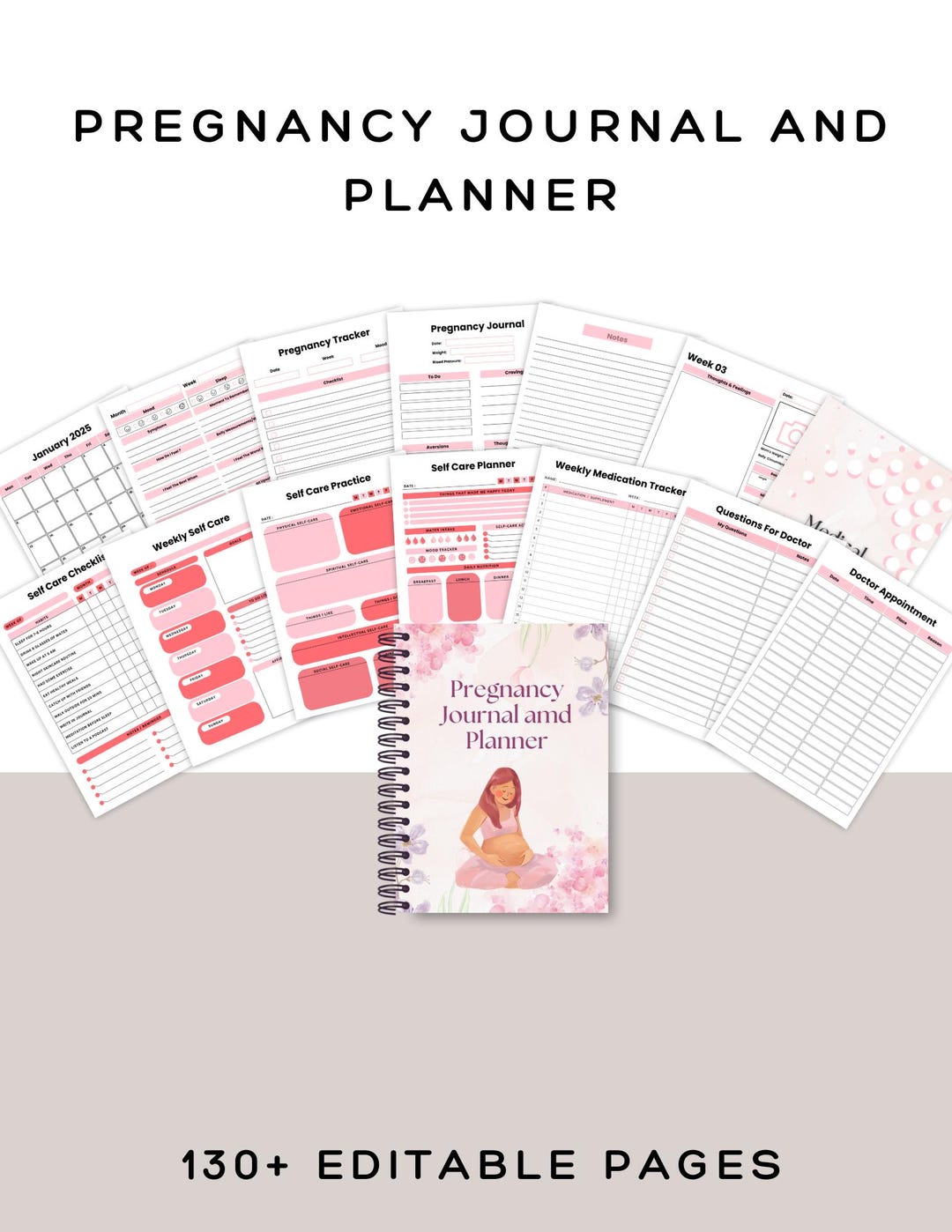 Digital Pregnancy Journal | Pregnancy Record Book | Digital Pregnancy ...