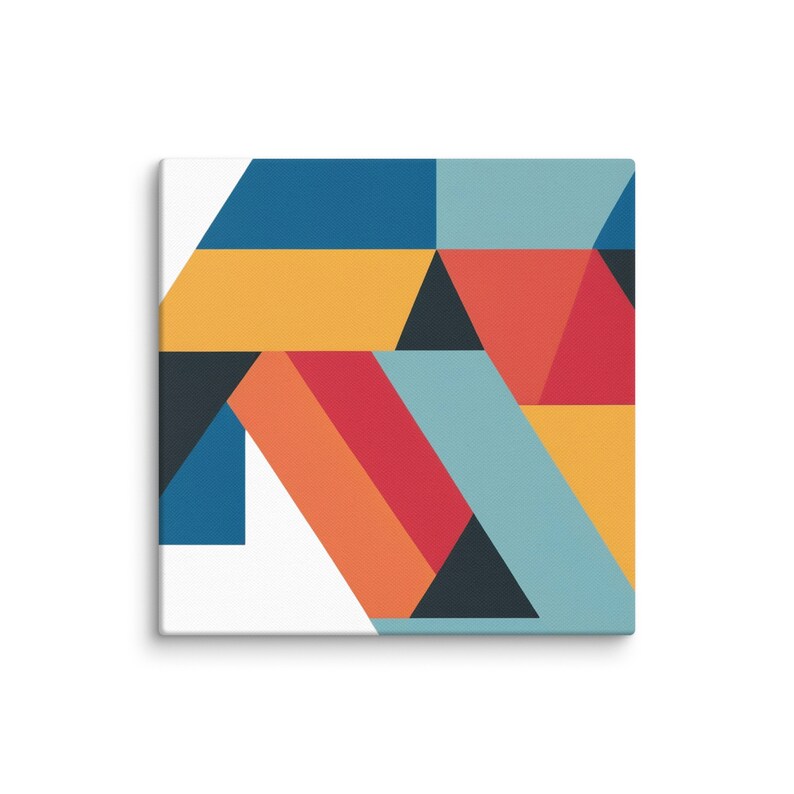 Geometric Dimension Modern Wall Art - Etsy