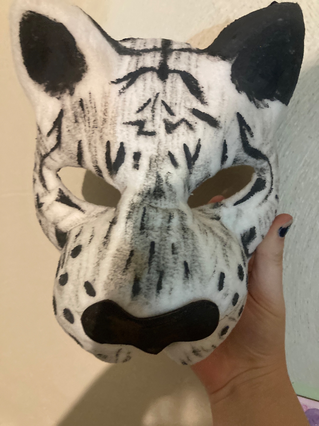 White Tiger Therian Mask - Etsy