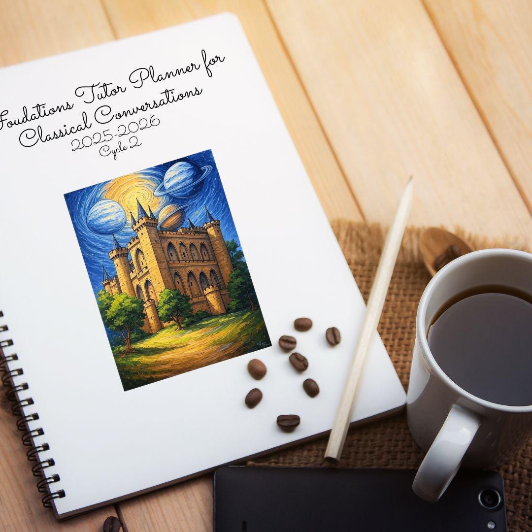 Classical Conversations Tutor Planner - Editable Canva Link - Etsy