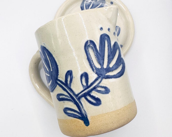 Small Ceramic Pitcher and Saucer Set, Modern Kitchenware, Dishwasher ...