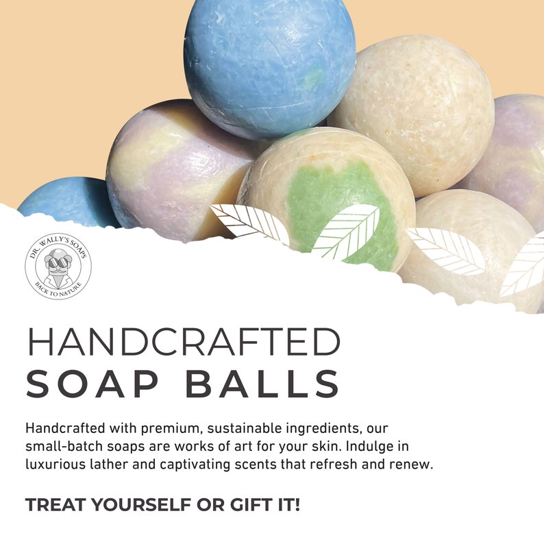 Soap Balls Rustic Hand Formed Soap Balls Old Fashioned Soap Oatmeal and ...