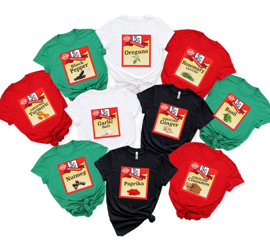 Spice Girl Group Thanksgiving Day Shirts, Costumes for Friends Family ...