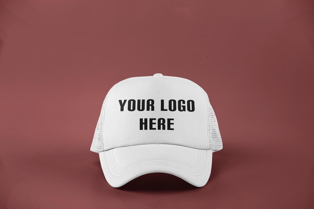 Your Logo Here Hat, Printed Hat, Your Design Hat, Custom Hat Gift ...