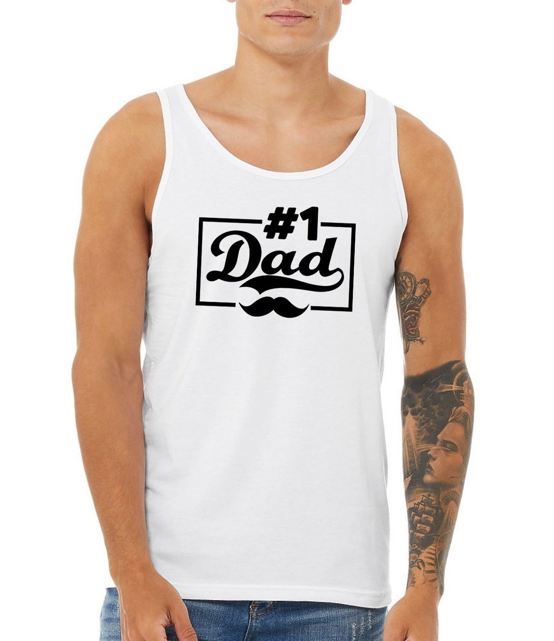 Number 1 Dad Tshirt, Father's Day Tshirt, Happy Father's Day Tshirt ...