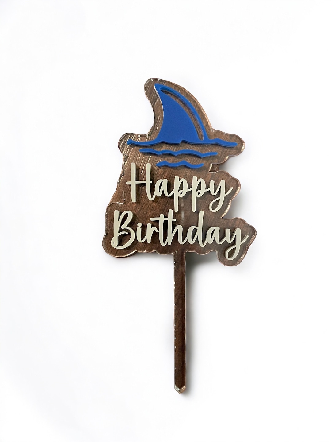 Shark Cake Topper - Etsy