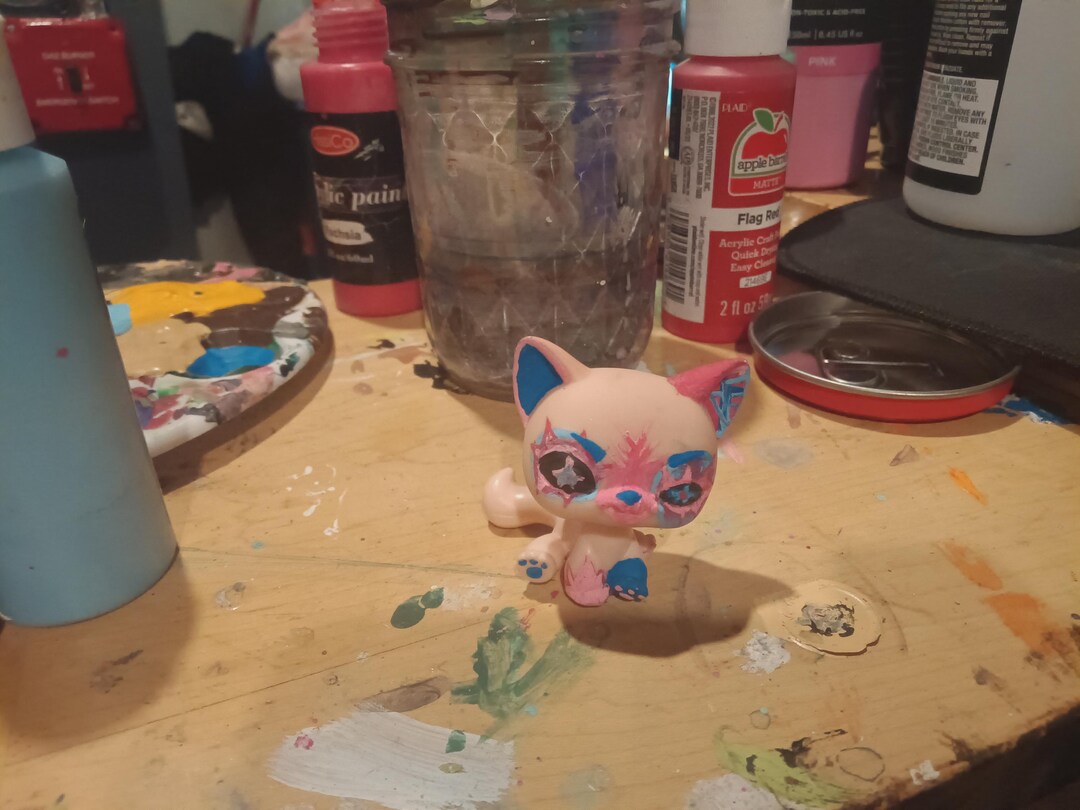 LPS Sitting Shorthair Repaint Custom - Etsy