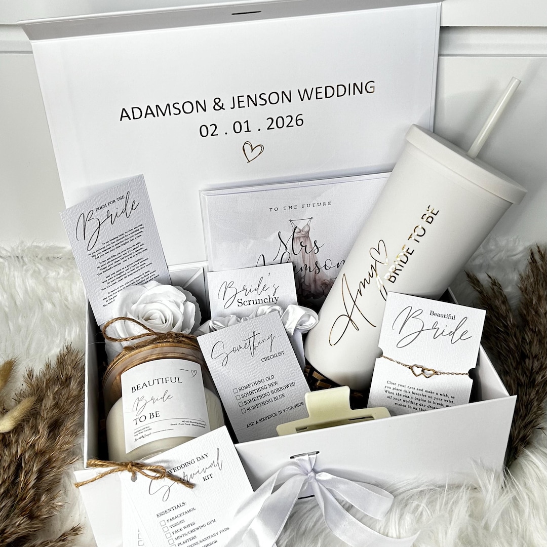 Bride to Be Gift Box Set, Personalised Gifts for the Bride , Hen Party ...