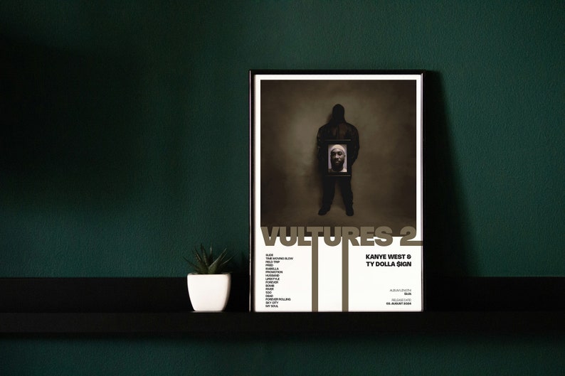 Vultures 2 Album Cover Poster I Kanye West Inspired Print I High ...