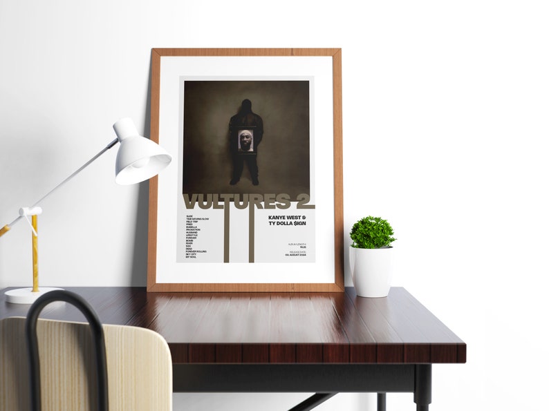Vultures 2 Album Cover Poster I Kanye West Inspired Print I High ...