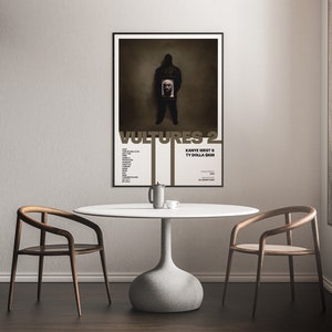 Vultures 2 Album Cover Poster I Kanye West Inspired Print I High ...