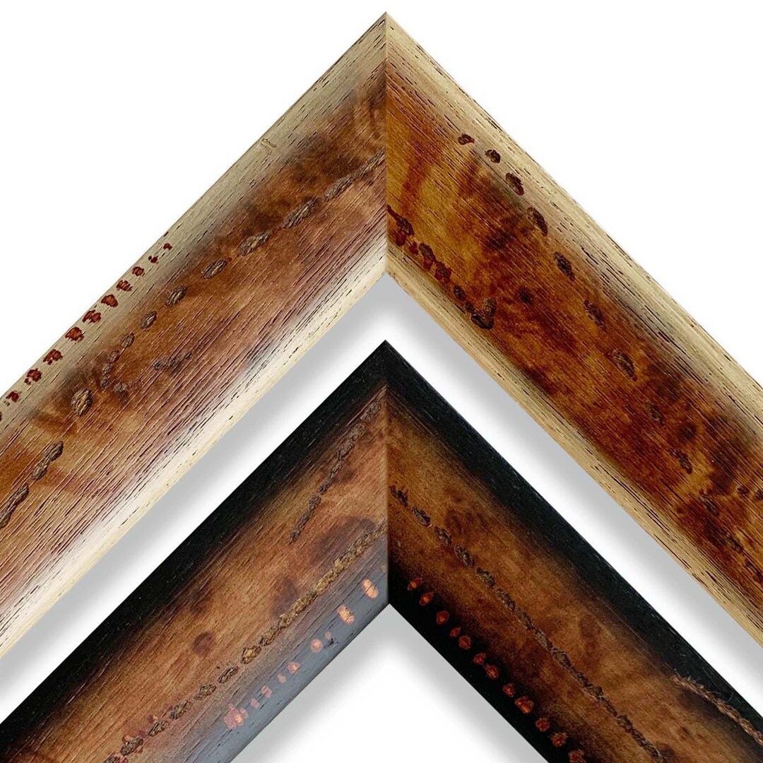 Distressed Rustic Western Picture Frame for Wall Art, Office, Wedding ...