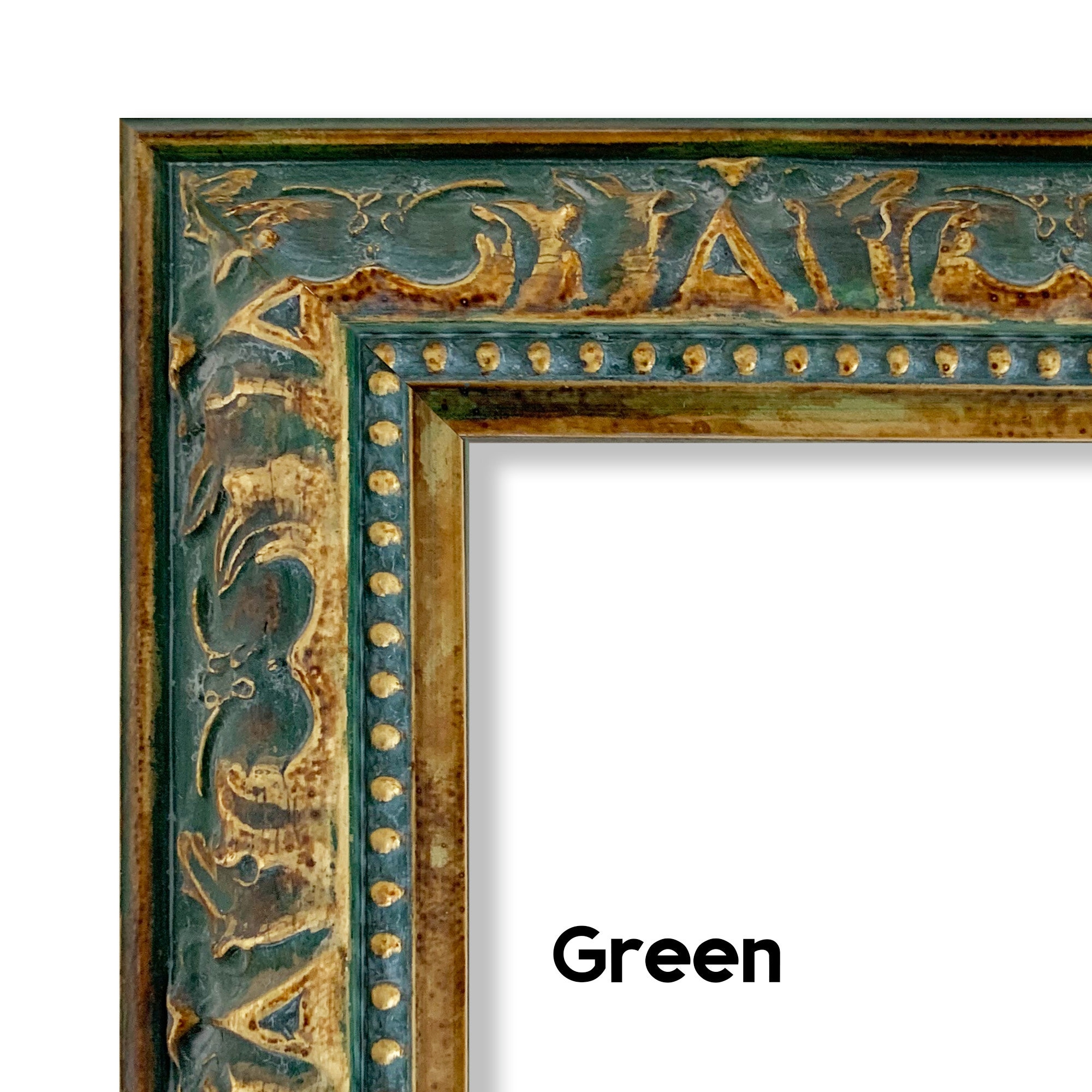 Colored Ornate Gold Picture Frame for Wall Art, Office, Wedding, Gift ...