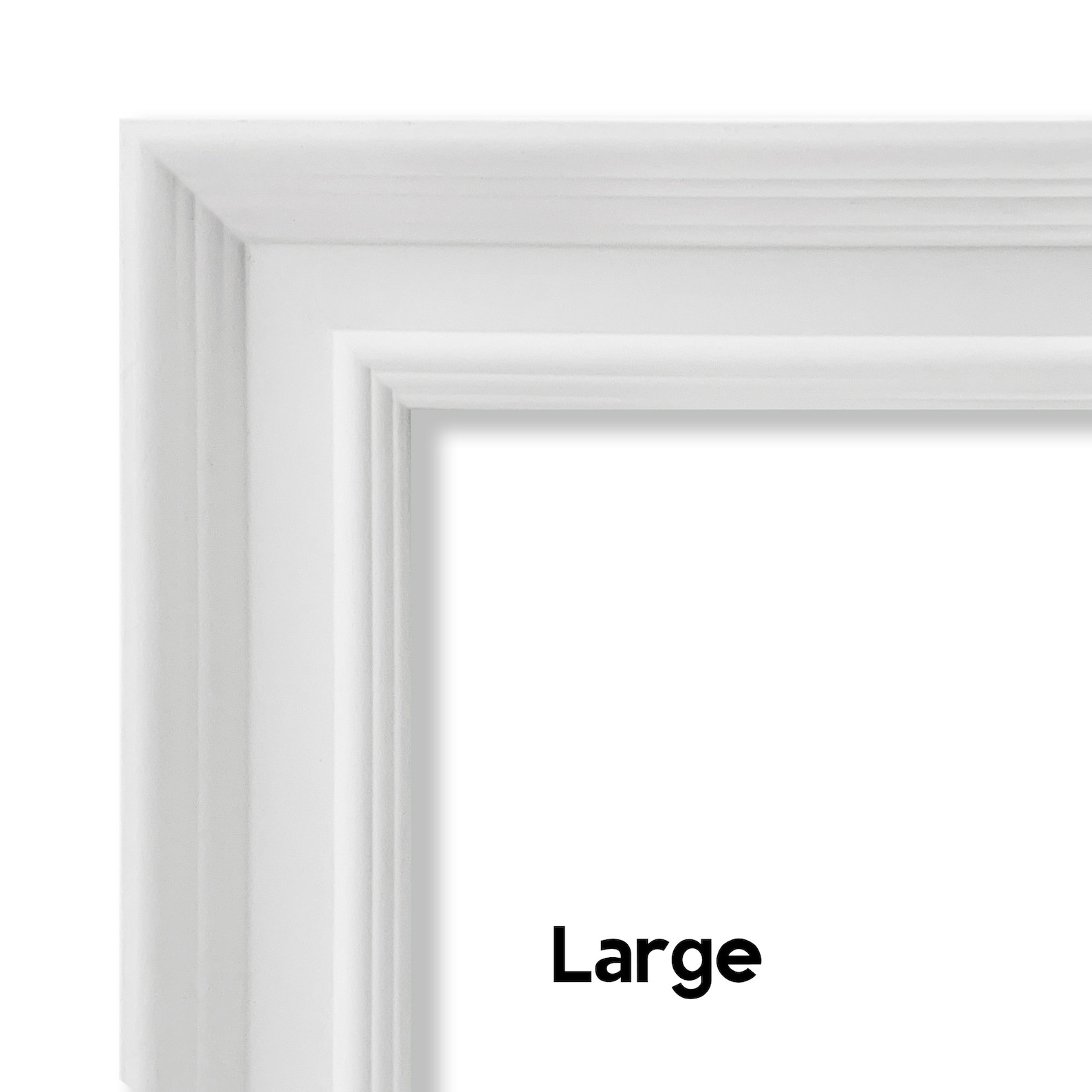 Contemporary White Picture Frame for Wall Art, Office, Gift, Photos ...