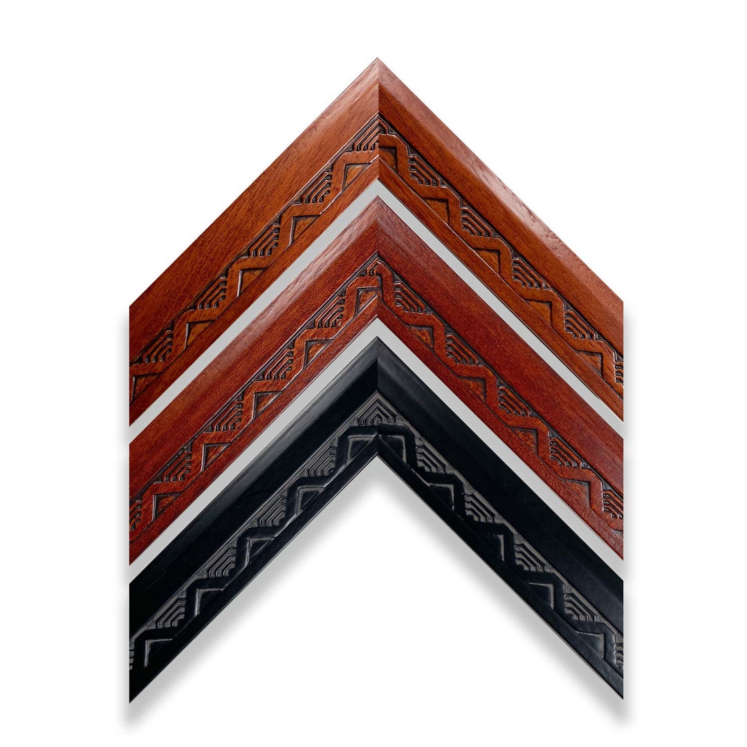 Aztek Zig-zag Triangle Picture Frame for Wall Art, Office, Wedding ...