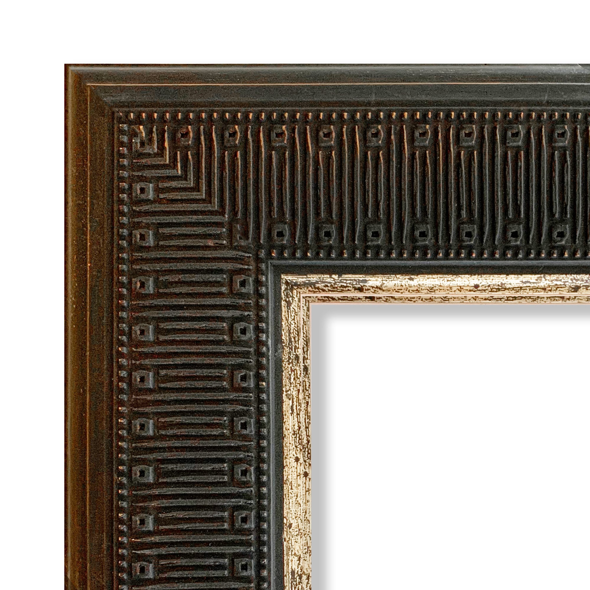 Decorative Oriental Dark Walnut Picture Frame for Art, Office, Wedding ...