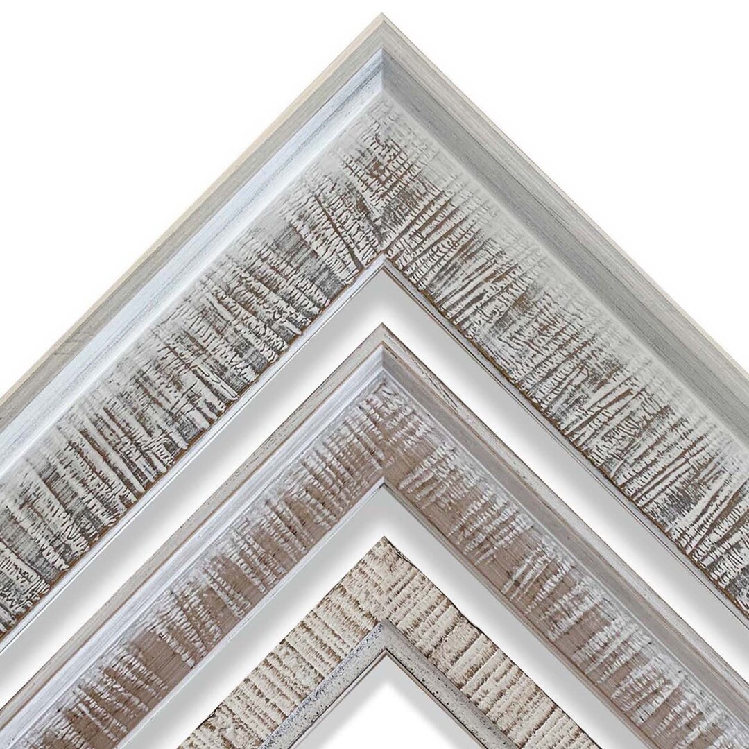 White Distressed Rustic Zebra Picture Frame for Wall Art, Office, Gift ...